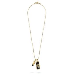 Philipp Plein Jewellery Necklace 'Plein Bullet' male Gold size One Size
