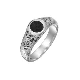 Haze&Glory Haze&Glory Ring 'Lava Mount Agung' Herren Gr&ouml;&szlig;e 64 schwarz / silber