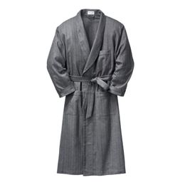 Novila Herrenhausmantel Flanell