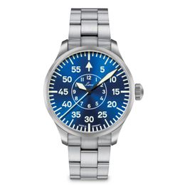 Laco Uhrenmanufaktur Fliegeruhr Basis Aachen Blaue Stunde &Oslash; 42 mm Automatik