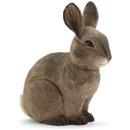 Wildlife Garden Kaninchen Lindenholz handgeschnitzt