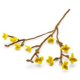 &Eacute;n Gry & Sif Forsythienzweig Filz