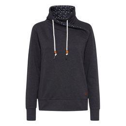 oxmo Sweatshirt 'UDINE' Damen Gr&ouml;&szlig;e XXL braun / dunkelgrau
