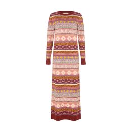Midikleid RAFFYA "Elvis Longline Folk Jacquard Maxi Dress Damen", Damen, Gr. 36, Normalgr&ouml;&szlig;en, multi, 49% Polyester, 24% Polyamid, 22% Polyacryl, 5% Wolle, Kleider Midikleid