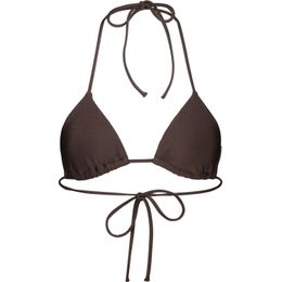 alife and kickin B&uuml;gel-Bikini-Top ALIFE & KICKIN "Damen LilyAK A", Damen, Gr. L, Einheitsgr&ouml;&szlig;e, braun, 80% Polyamid, 20% Elasthan, Bikini-Oberteile