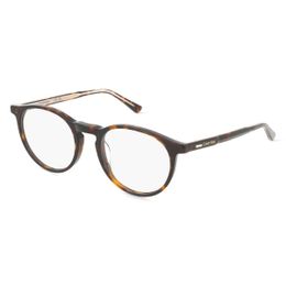 Calvin Klein CK25518 Brille Unisex | Fassung: Vollrand, Panto, Havanna Dunkel