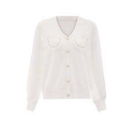 Carato Knit Cardigan female White size XS/S