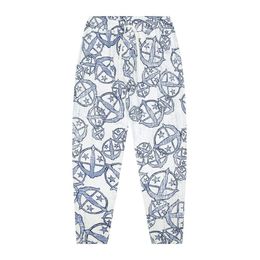Schiesser Pyjamahose ' Schiesser 150 YEARS ' Herren Gr&ouml;&szlig;e L/XL blau / offwhite