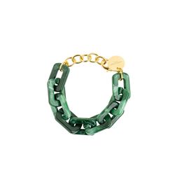Cheeky Chain Munich Bracelet 'Kelly' male Gold, Green size One Size