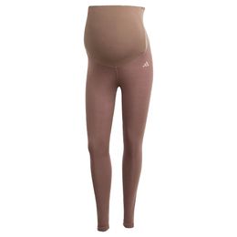 adidas Performance Umstand Hose 'Optime Essentials' Damen Gr&ouml;&szlig;e XXXS/XXS beige / braun