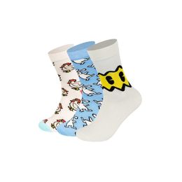 Happy Socks Socken 'Rooster-Bunny-Chicken Socks' Damen Gr&ouml;&szlig;e 41/46 bunt