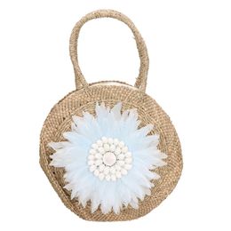 Gave Lux Handtasche Damen Gr&ouml;&szlig;e One Size dunkelbeige / pastellblau / wei&szlig;