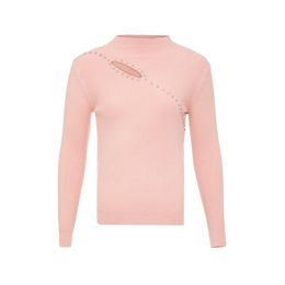 bling bling by leo Pullover Damen Gr&ouml;&szlig;e XS/S rosa / silber