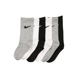 Nike Sportswear Socken Jungen Gr&ouml;&szlig;e 19/32 graumeliert / schwarz / wei&szlig;