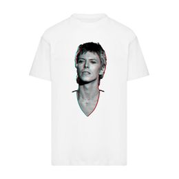 F4NT4STIC T-Shirt 'TV Times Pop Star David Bowie Portrait 1977' Herren Gr&ouml;&szlig;e XS schwarz / wei&szlig;