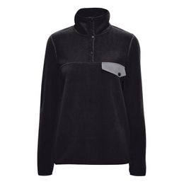 oxmo Fleecejacke Damen Gr&ouml;&szlig;e S grau / schwarz