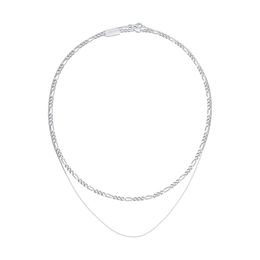 Kuzzoi Necklace 'Layer' male Silver size 50