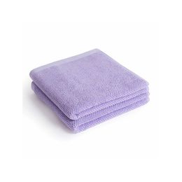 Herzbach Home Towel male Purple size 50x100 cm