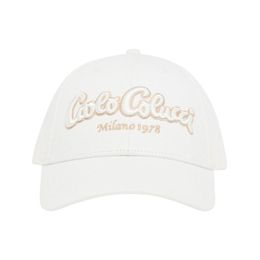Carlo Colucci Cap 'Elezi' Damen Gr&ouml;&szlig;e 55/60 sand / wei&szlig;