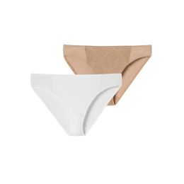 Schiesser Panty ' Air blickdichte Spitze ' female Beige, White size 36