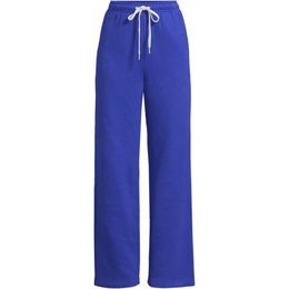 LANDS' END Jogginghose mit geradem Bein SERIOUS SWEATS, Damen,  Blau, Baumwoll-Mischung/Polyester-Mischung, by Lands' End