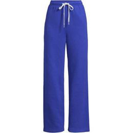 LANDS' END Jogginghose mit geradem Bein SERIOUS SWEATS, Damen,  Blau, Baumwoll-Mischung/Polyester-Mischung, by Lands' End