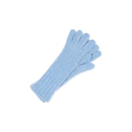 CASH-MERE.CH Fingerhandschuhe Damen Gr&ouml;&szlig;e XS/XL himmelblau