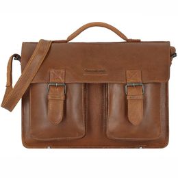 GreenLand Nature Document Bag male Brown size One Size