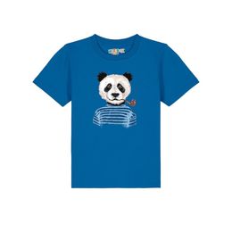 Watabout.kids Shirt 'Panda' boy Blue size 134/146
