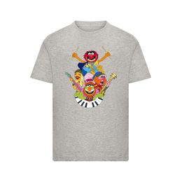F4NT4STIC T-Shirt 'Disney Muppets-Dr.-Teeth-and-The-Electric-Mayhem' Jungen Gr&ouml;&szlig;e 158/164 blau / gelb / grau / gr&uuml;n / rot / wei&szlig;