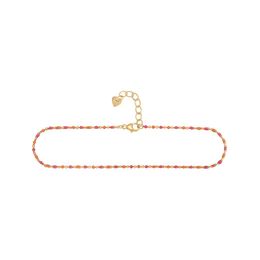 CAI ca&iuml; Fu&szlig;kette Damen Gr&ouml;&szlig;e One Size gold / orange / pink