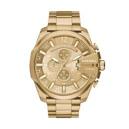 Diesel Analog Watch 'Mega Chief' male Gold size One Size