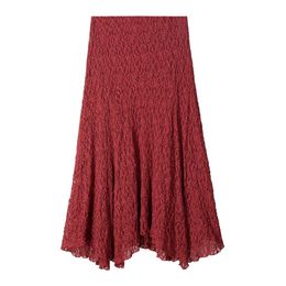 Bershka Skirt female Red size L