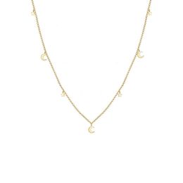 Elli Necklace 'Halbmond, Sterne' female Gold size 40