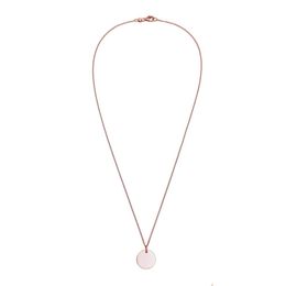 Elli Kette 'Geo, Pl&auml;ttchen' Damen Gr&ouml;&szlig;e 45 rosegold