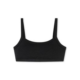 Schiesser Bustier 'Fresh Vibe' M&auml;dchen Gr&ouml;&szlig;e 176 schwarz
