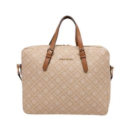 Carlo Colucci Laptop Bag ' Desiderati ' male Beige size One Size