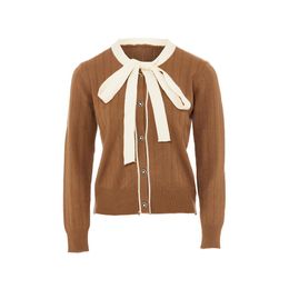 NAEMI Strickjacke Damen Gr&ouml;&szlig;e XS/S beige / karamell