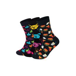 Happy Socks Socks female Black size 47-50