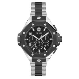 Philipp Plein Uhr Herren Gr&ouml;&szlig;e One Size schwarz / silber
