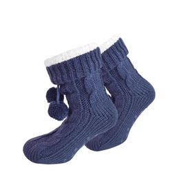 Normani Socken Damen Gr&ouml;&szlig;e 36/40 marine / wei&szlig;