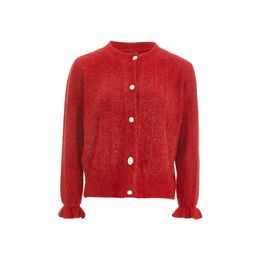 NALLY Strickjacke Damen Gr&ouml;&szlig;e M rot