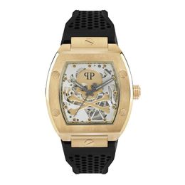 Philipp Plein Uhr 'The $keleton' Herren Gr&ouml;&szlig;e One Size gold / schwarz / silber