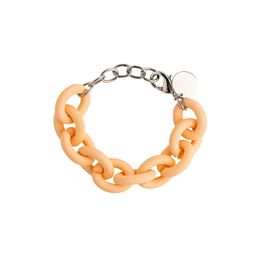 Cheeky Chain Munich Armband 'Chunky Soft' Herren Gr&ouml;&szlig;e One Size apricot / silber