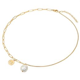 Valero Pearls Kette Damen Gr&ouml;&szlig;e One Size gold / wei&szlig;