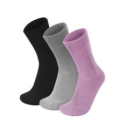 Normani Socks female Grey, Pink, Black size 47-50