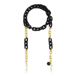 Cheeky Chain Munich Brillenkette 'Lio' Damen Gr&ouml;&szlig;e One Size gold / schwarz