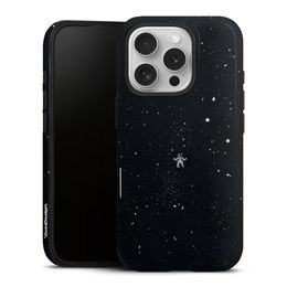 DeinDesign iPhone 16 Pro Handy Panzer Handyh&uuml;lle robuste Outdoor H&uuml;lle Schutzh&uuml;lle gl&auml;nzend Space Weltall Astronaut Tough Case