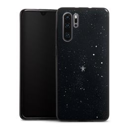 DeinDesign Huawei P30 Pro Handy Silikon H&uuml;lle Case schwarz Handyh&uuml;lle Space Weltall Astronaut