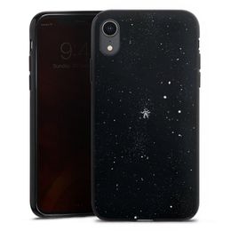 DeinDesign iPhone Xr Handy Silikon H&uuml;lle Case schwarz Handyh&uuml;lle Space Weltall Astronaut